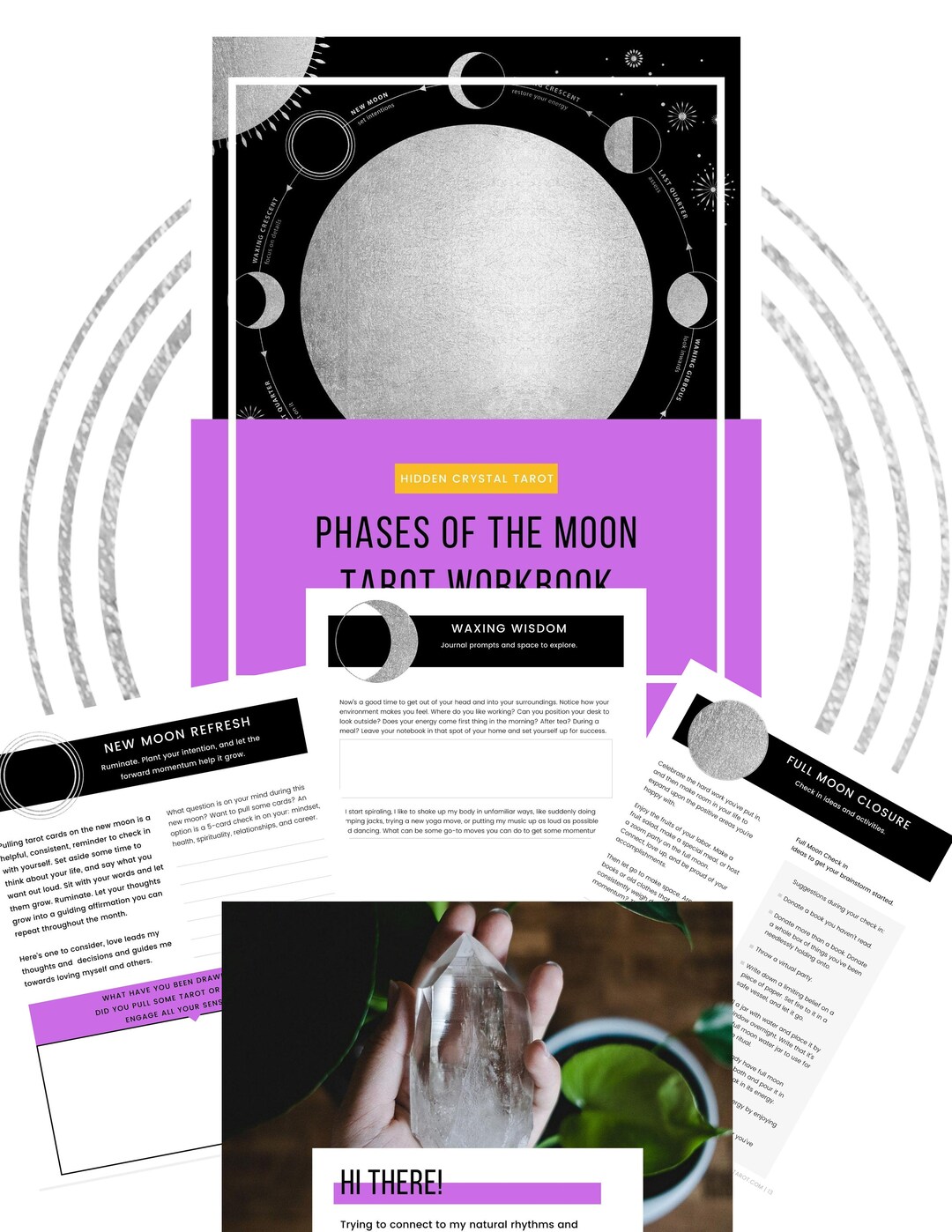 Moon Phases Workbook: Digital Download - Etsy