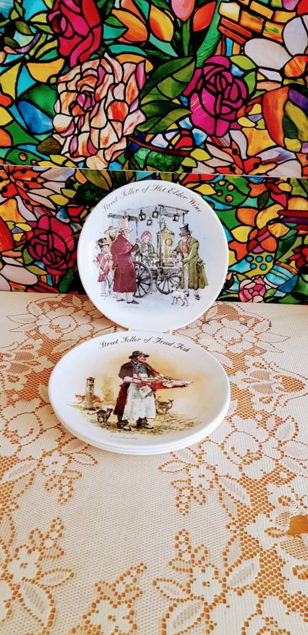 Vintage Wedgwood Collectors Plates the Street Seller of - Etsy