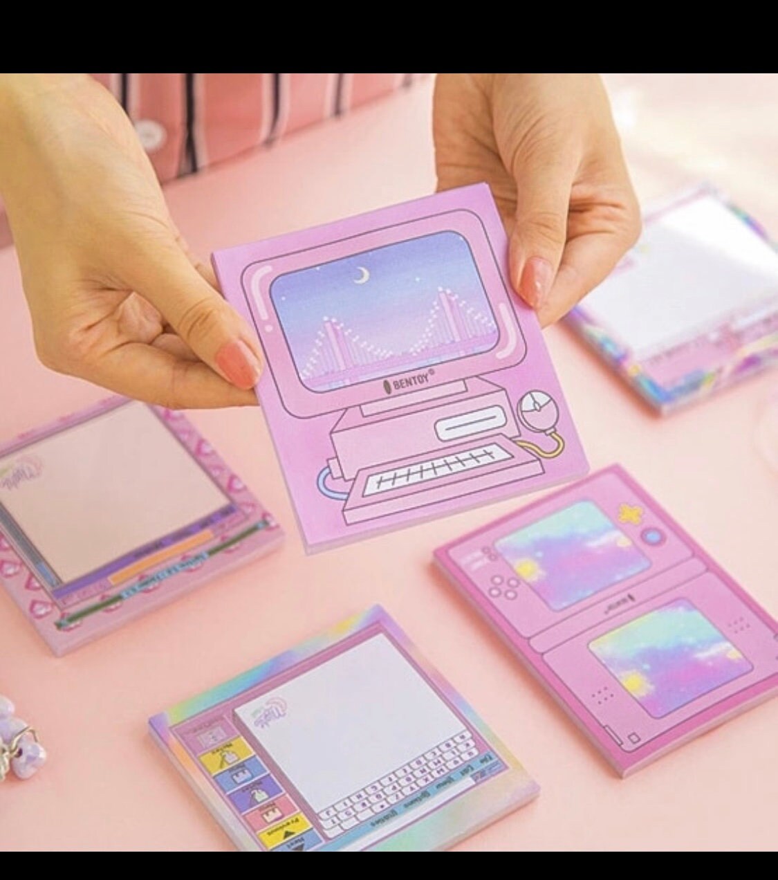 Kawaii Stationary Computer Designs Sticker Notepads/ | Etsy