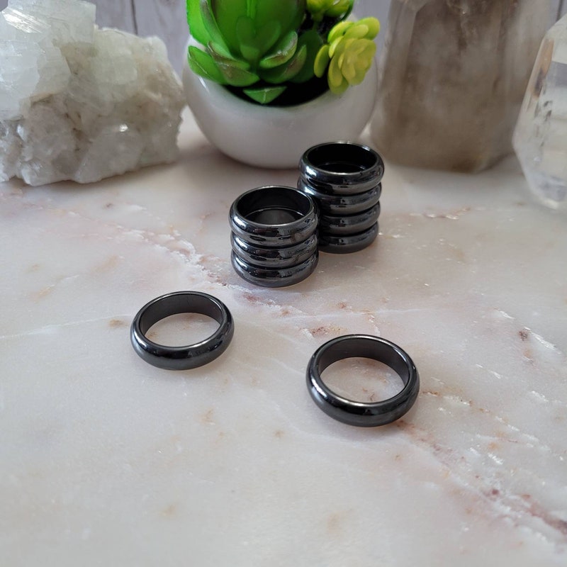 Hematite Ring - Etsy