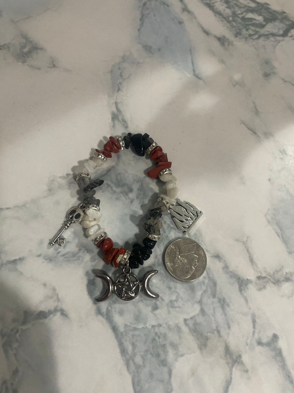 Hecate Gemstone Devotional Bracelet - Etsy