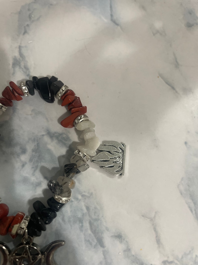 Hecate Gemstone Devotional Bracelet - Etsy