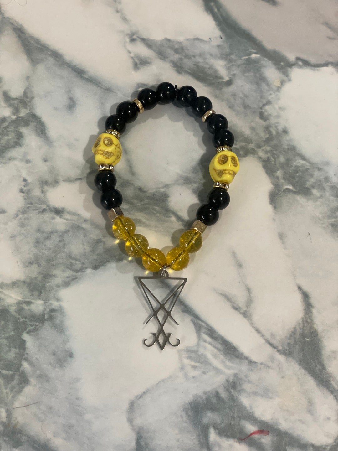 Lucifer Beaded Bracelet - Etsy