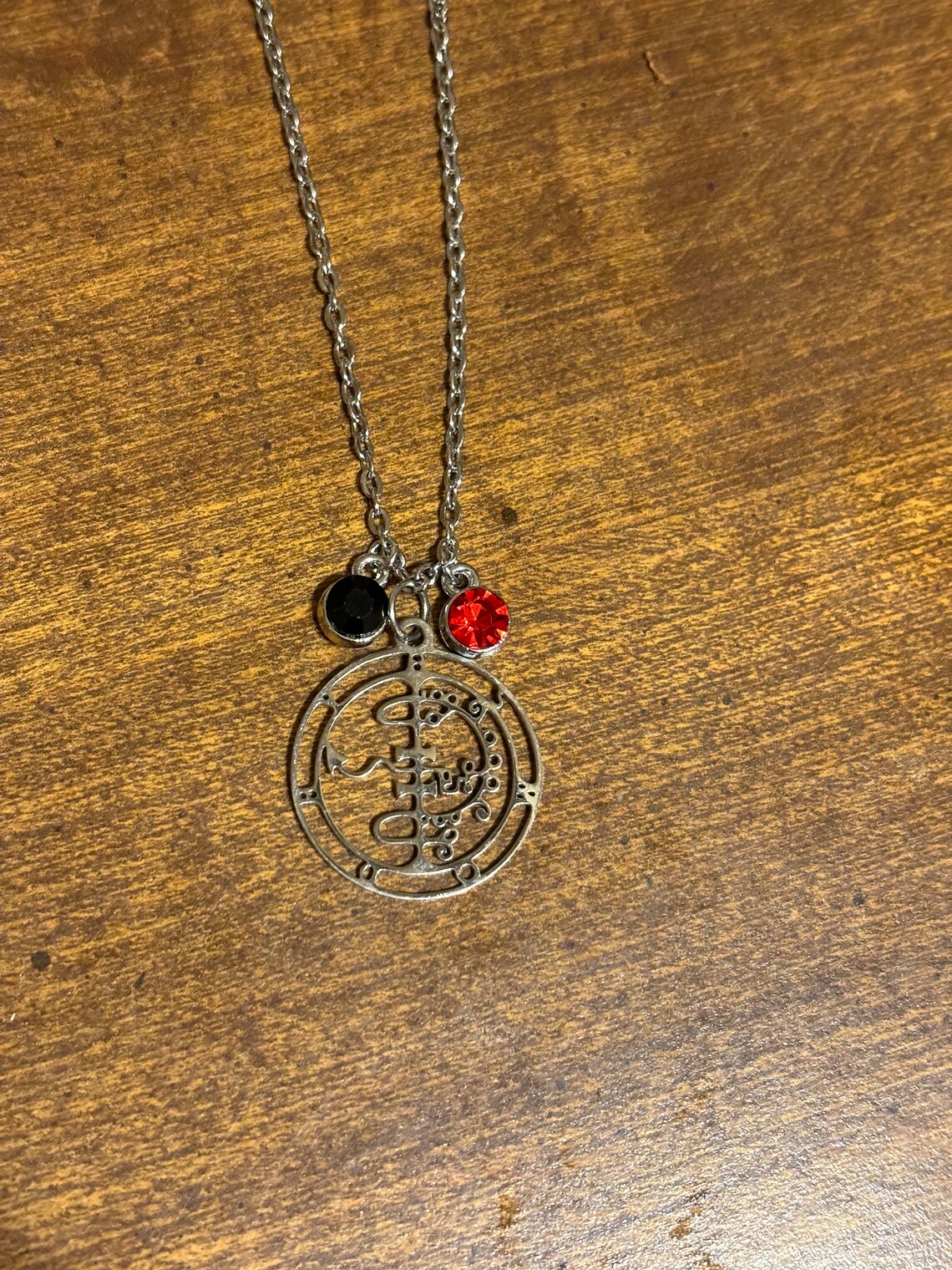 Asmodeus Sigil Crystal Necklace - Etsy