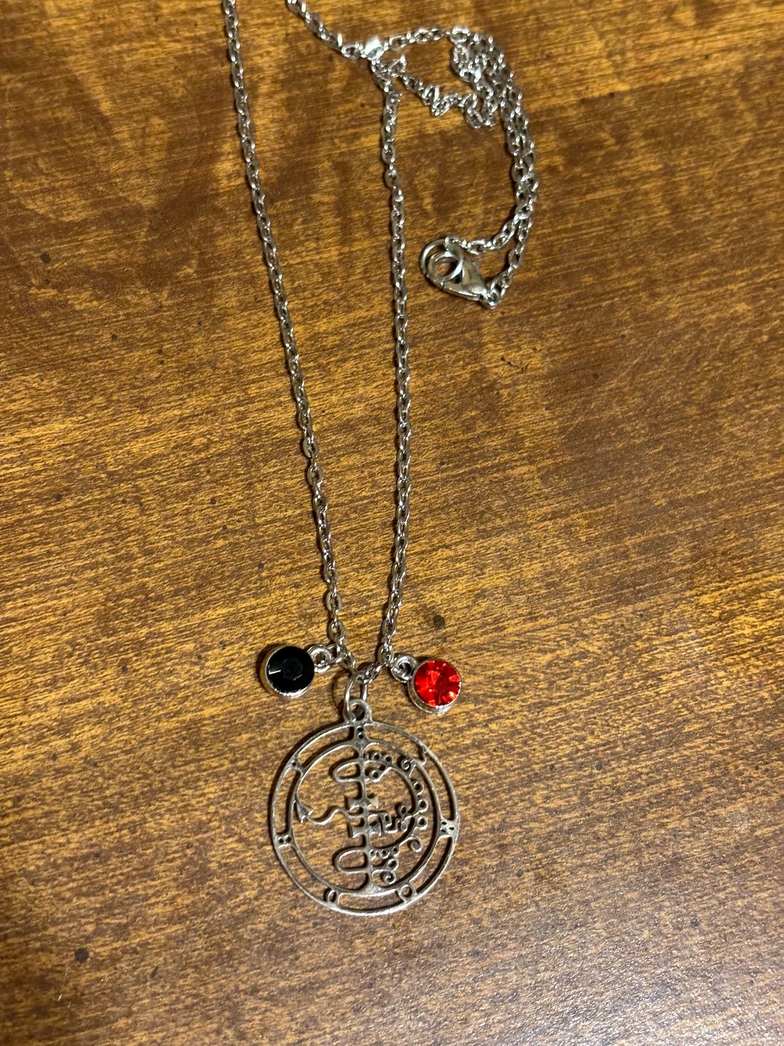 Asmodeus Sigil Crystal Necklace - Etsy