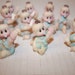 12 Ceramic Babies Boys(blue/pink ) 1.8" for Baby Shower Decoration. - Etsy