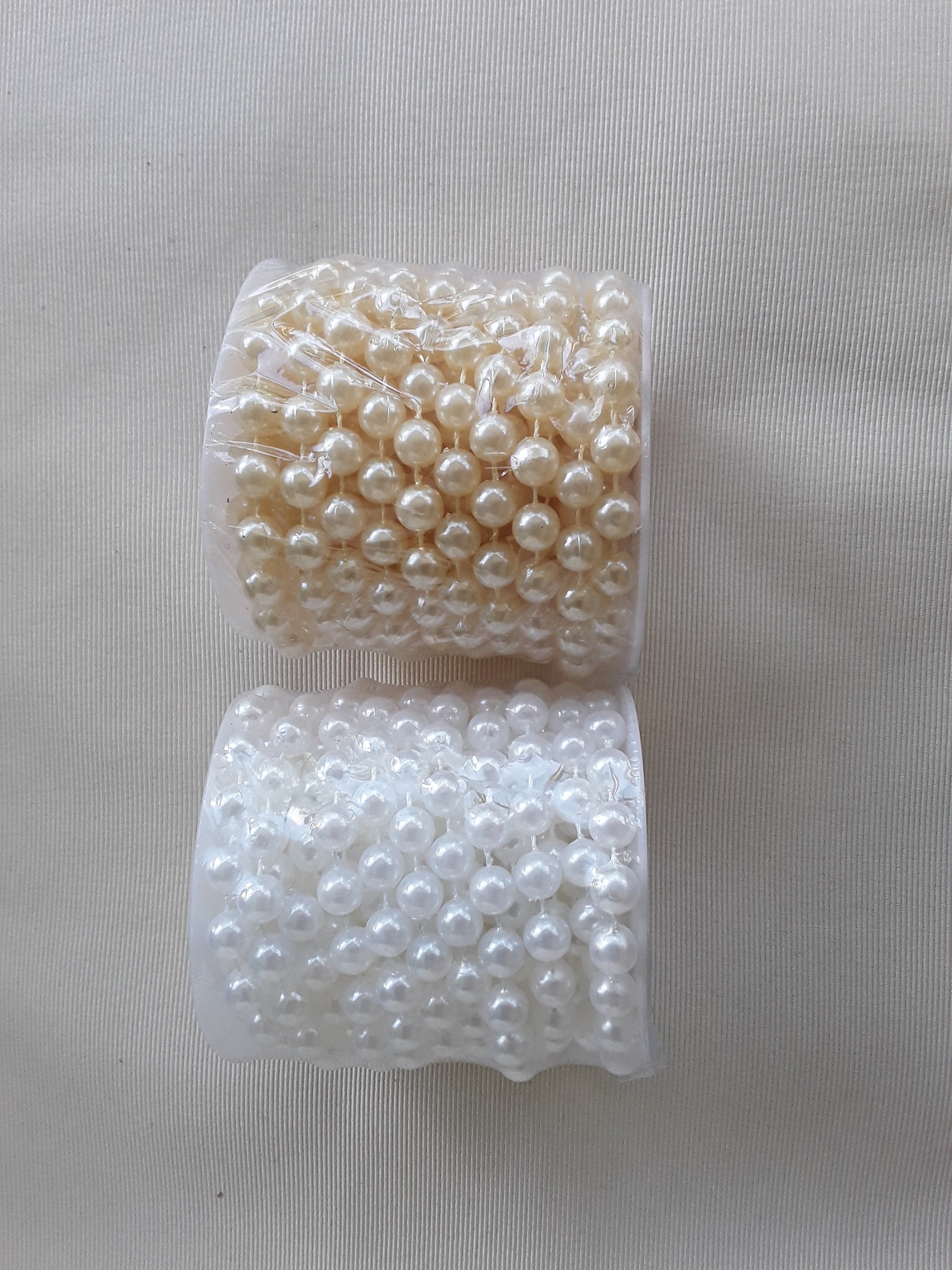 6.25 Yard 6mm White/ivory String of Pearl for Baby Shower/wedding Decor ...