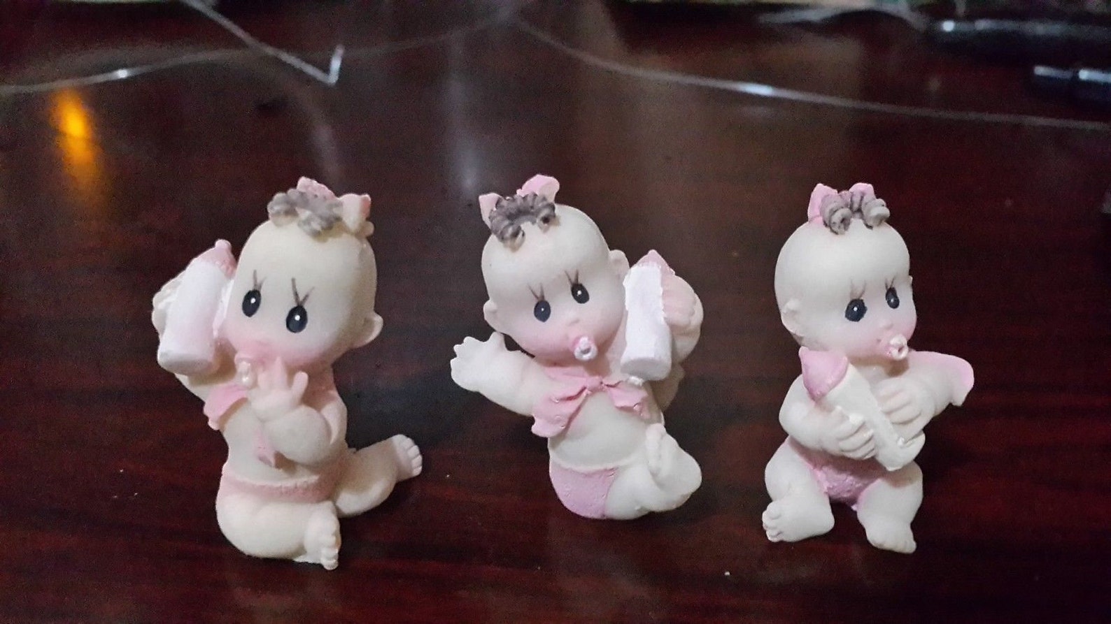 12 Ceramic Babies Boys(blue/pink ) 1.8" for Baby Shower Decoration. - Etsy