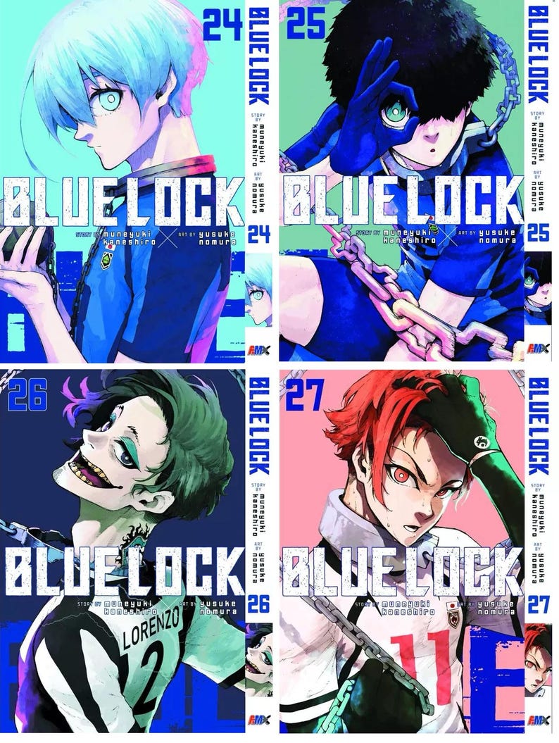 Blue Lock Manga Comic Vol 1 - Vol 36 English Comic Book Full Set Bulk ...