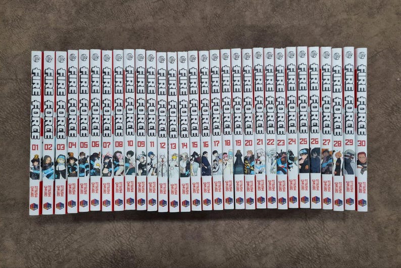 Fire Force Manga Comic Vol 1 - Vol 34 Full Set English Version - Etsy