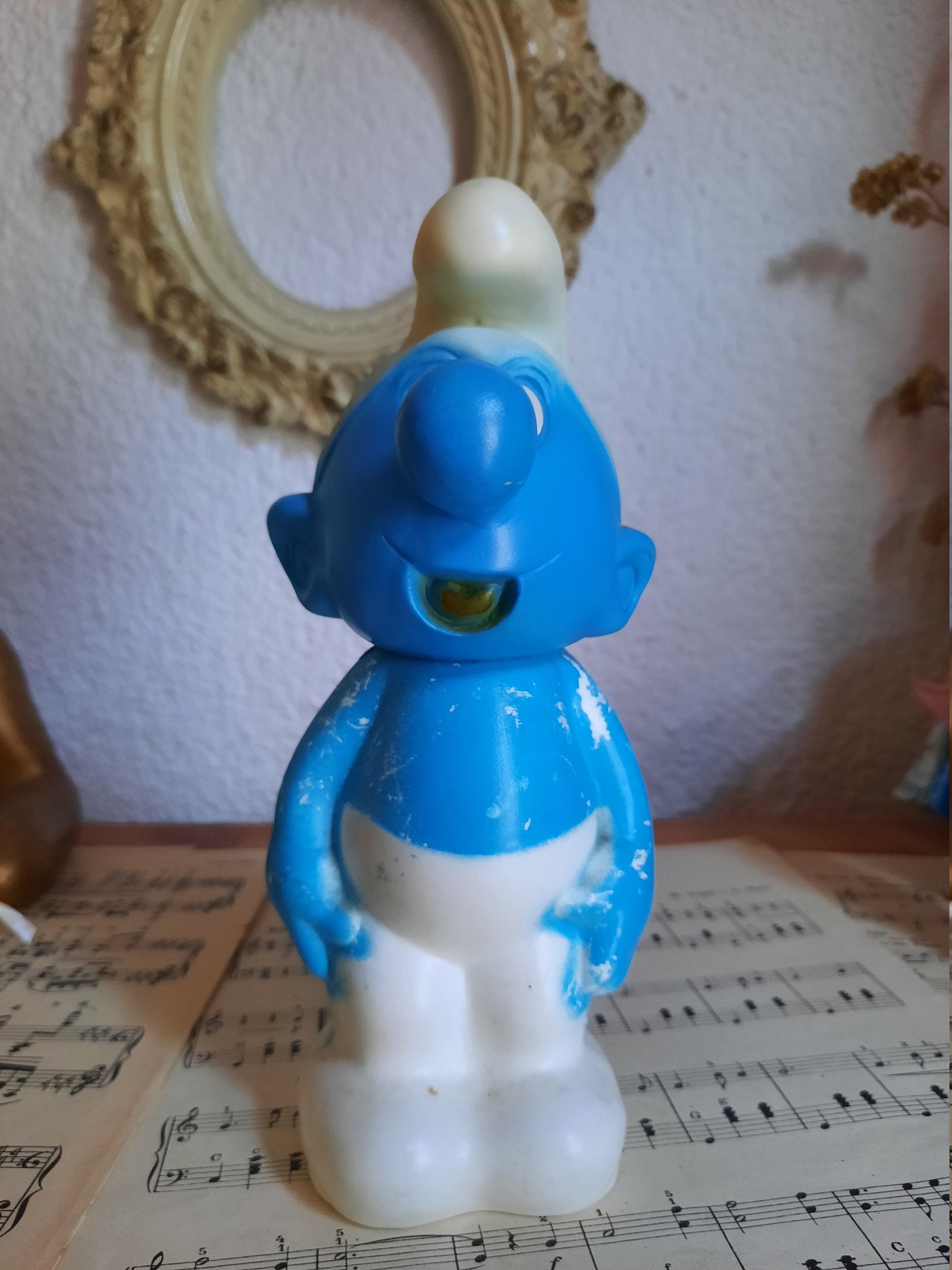 Vintage smurf shampoo bottle | Etsy