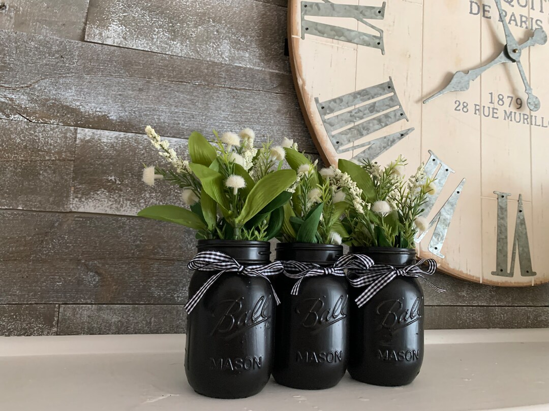 Farmhouse Decor, Rustic Decor, Farmhouse Mason Jars, Rustic Farmhouse ...