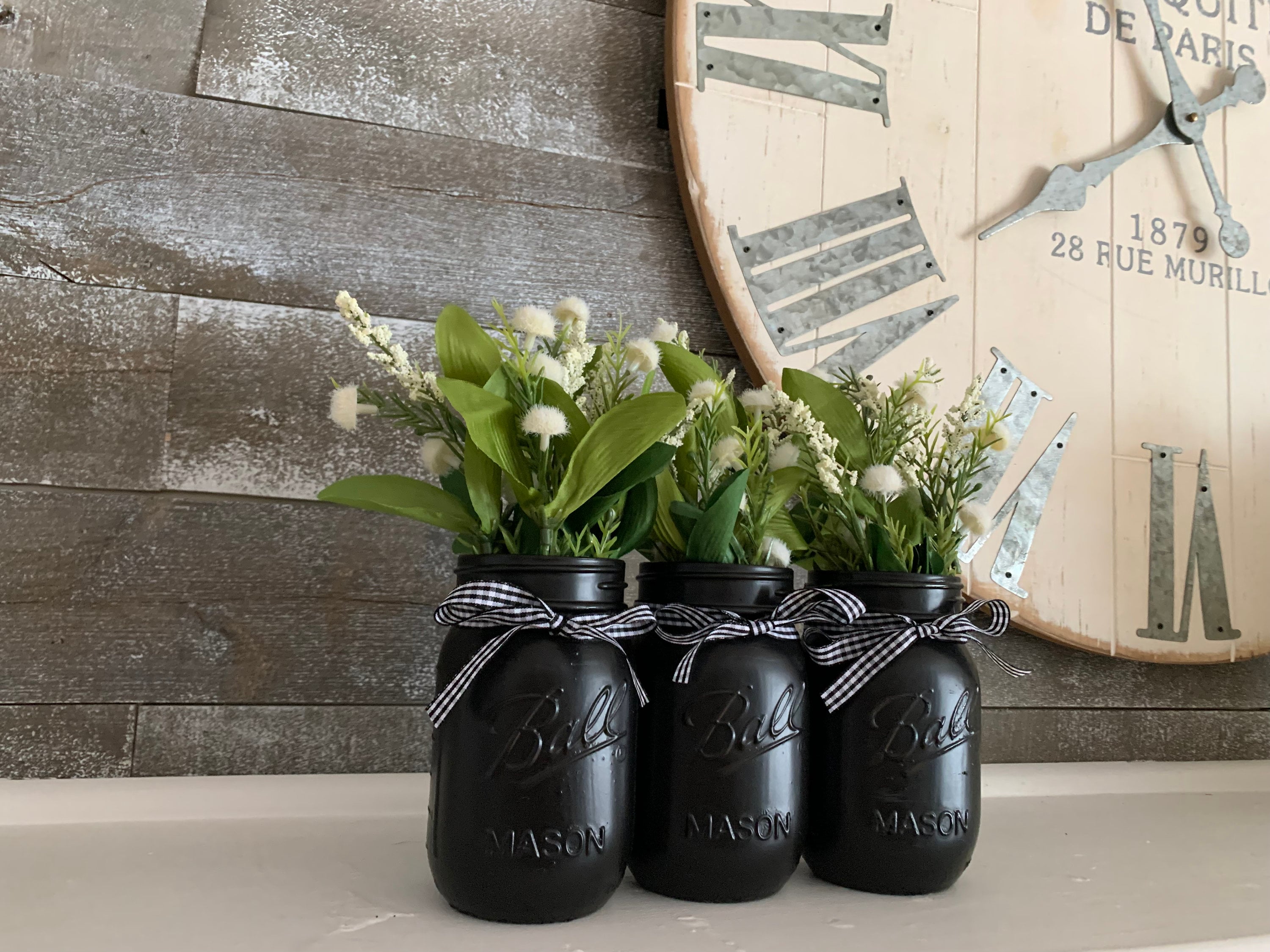 Farmhouse Decor, Rustic Decor, Farmhouse Mason Jars, Rustic Farmhouse ...