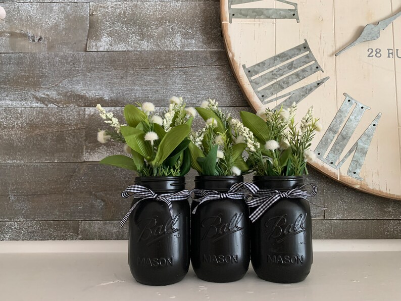 Farmhouse Decor, Rustic Decor, Farmhouse Mason Jars, Rustic Farmhouse ...