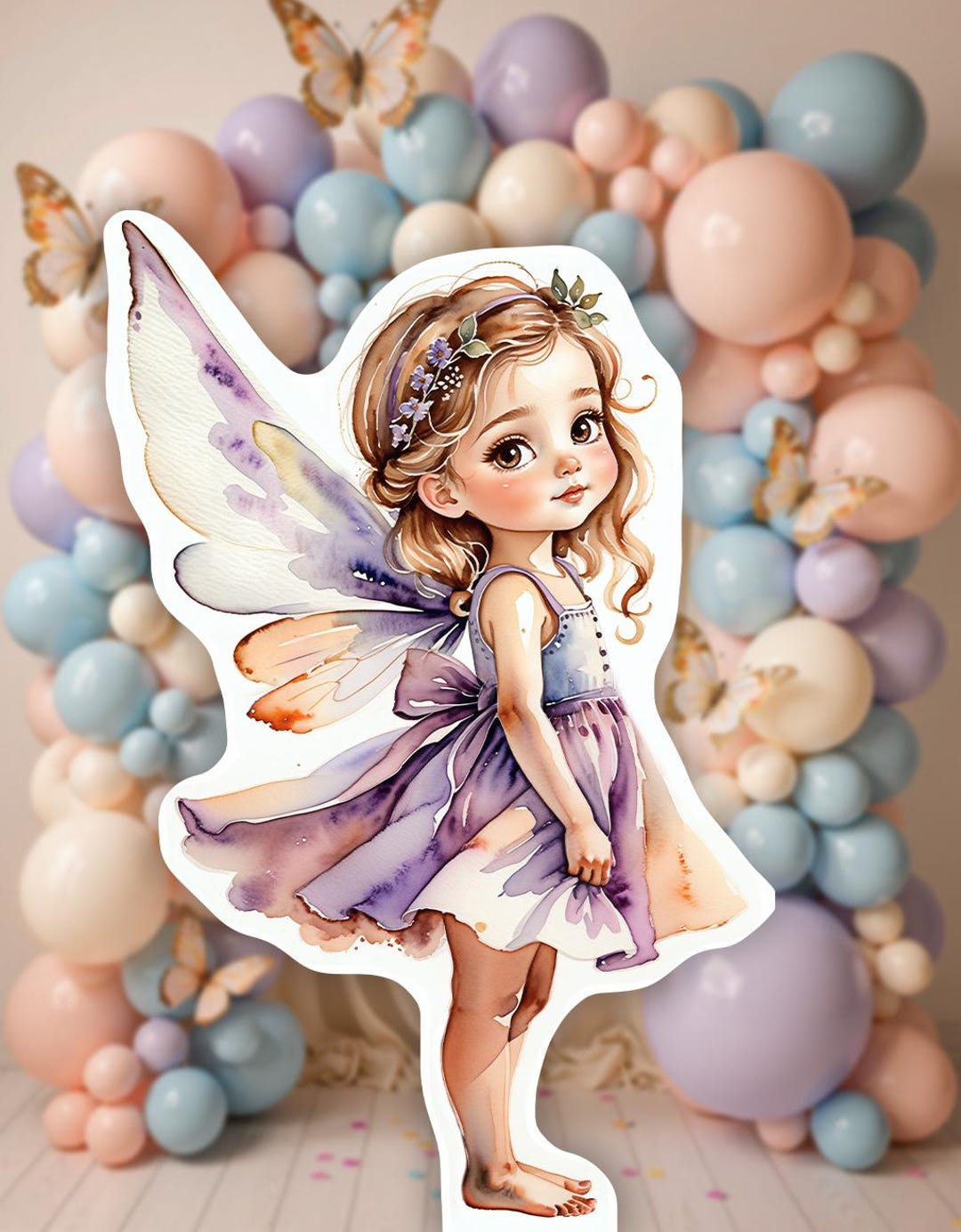 Whimsical Fairy Princess Cutout - Instant Download for Your Girl's ...