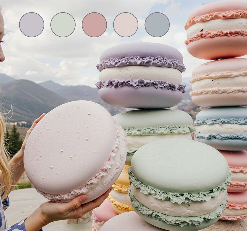 Giant Macaron Prop: Candy Land Party Decor, First Birthday, Photo Shoot ...