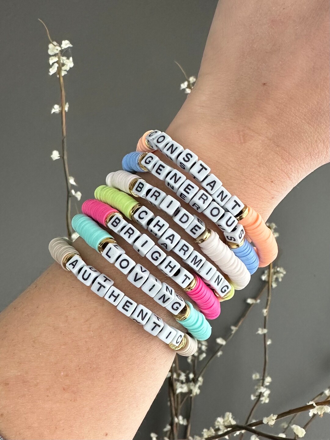 Personalized Name Bracelet | Cube Square Letters | Custom Name ...