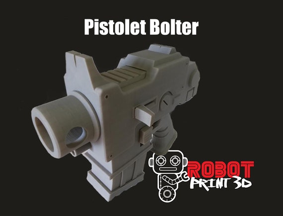 Bolter Pistol Folded Warhammer 40k | Etsy