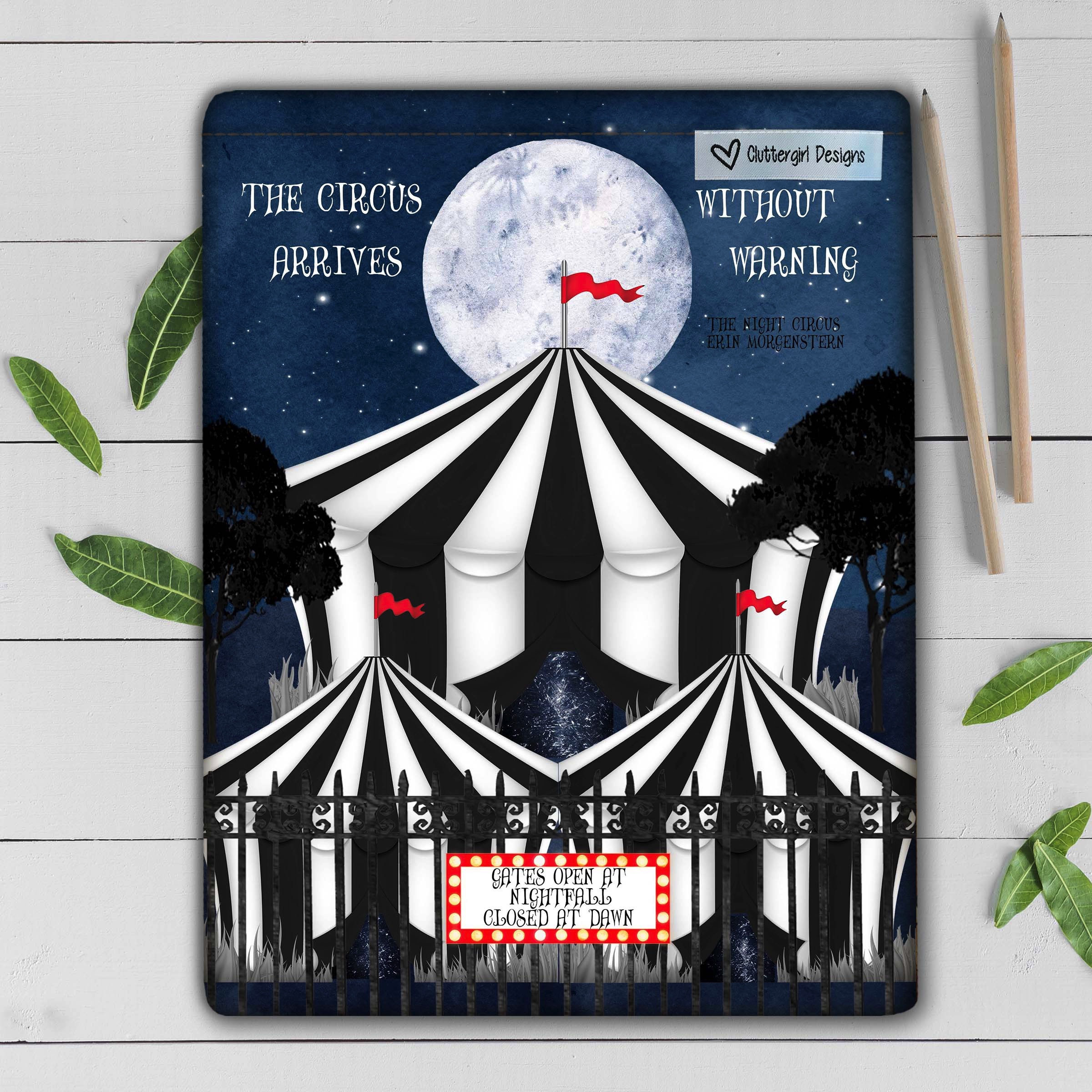 The Night Circus Padded Book Sleeve With Lining. - Etsy