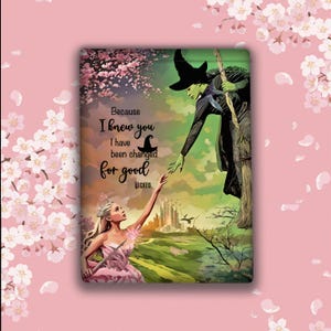 Wicked Elphaba and Glinda Changed for Good Book Sleeve, Book/device ...
