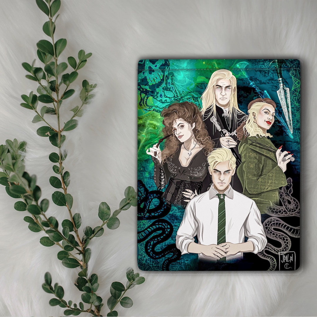 Malfoy Slytherin Pureblood Family Double-sided Book Sleeve. Draco ...