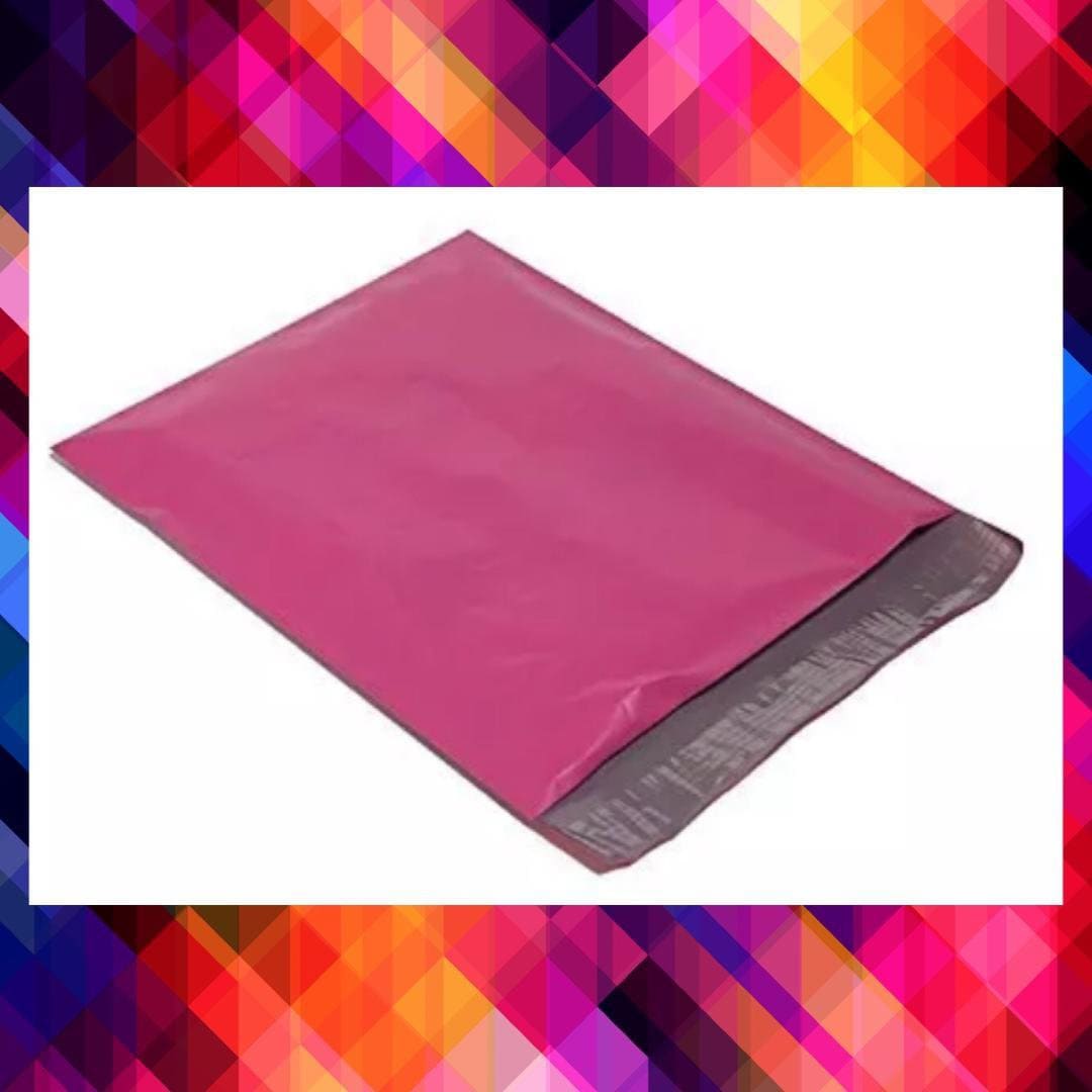 20ct 10x13 Pink Poly Mailers Designer Poly Mailers Solid - Etsy Denmark