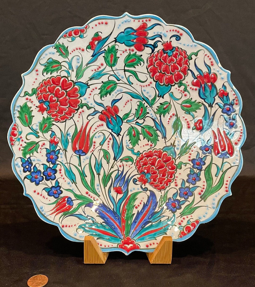 İznik Tile,Çini,turkish Tile Plate - Etsy