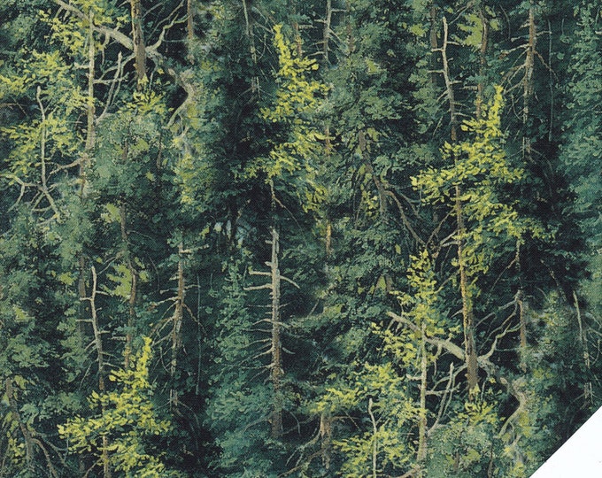 TREES, MIXED FOREST Fabric No. 210824 - Etsy