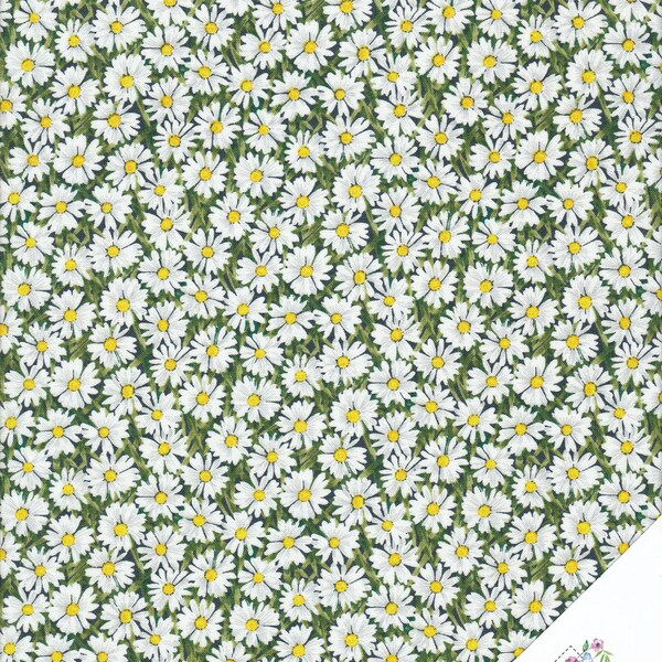 Daisy Fabric - Etsy