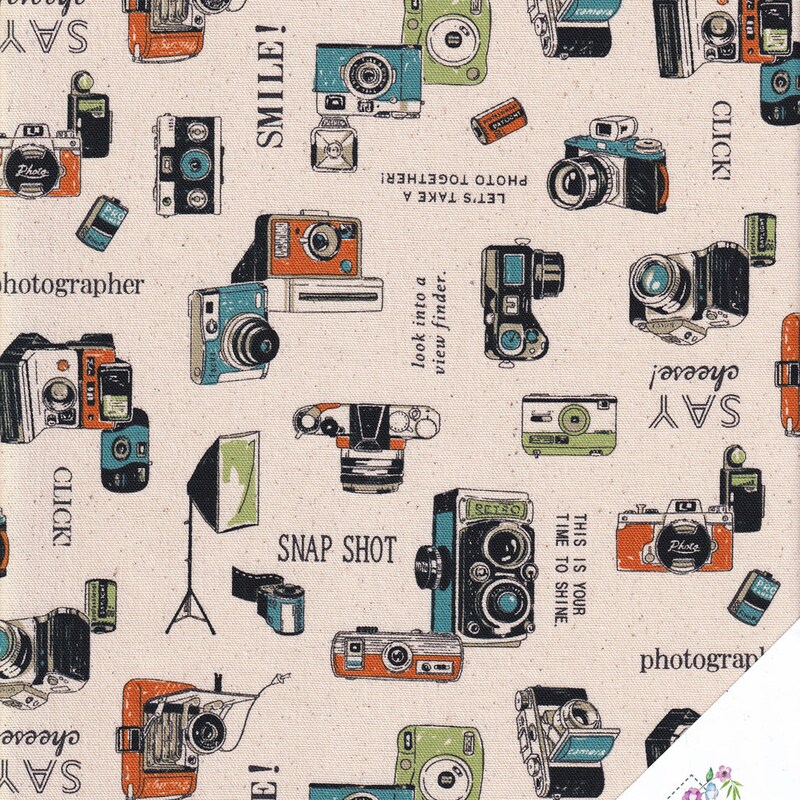 Camera Fabric - Etsy