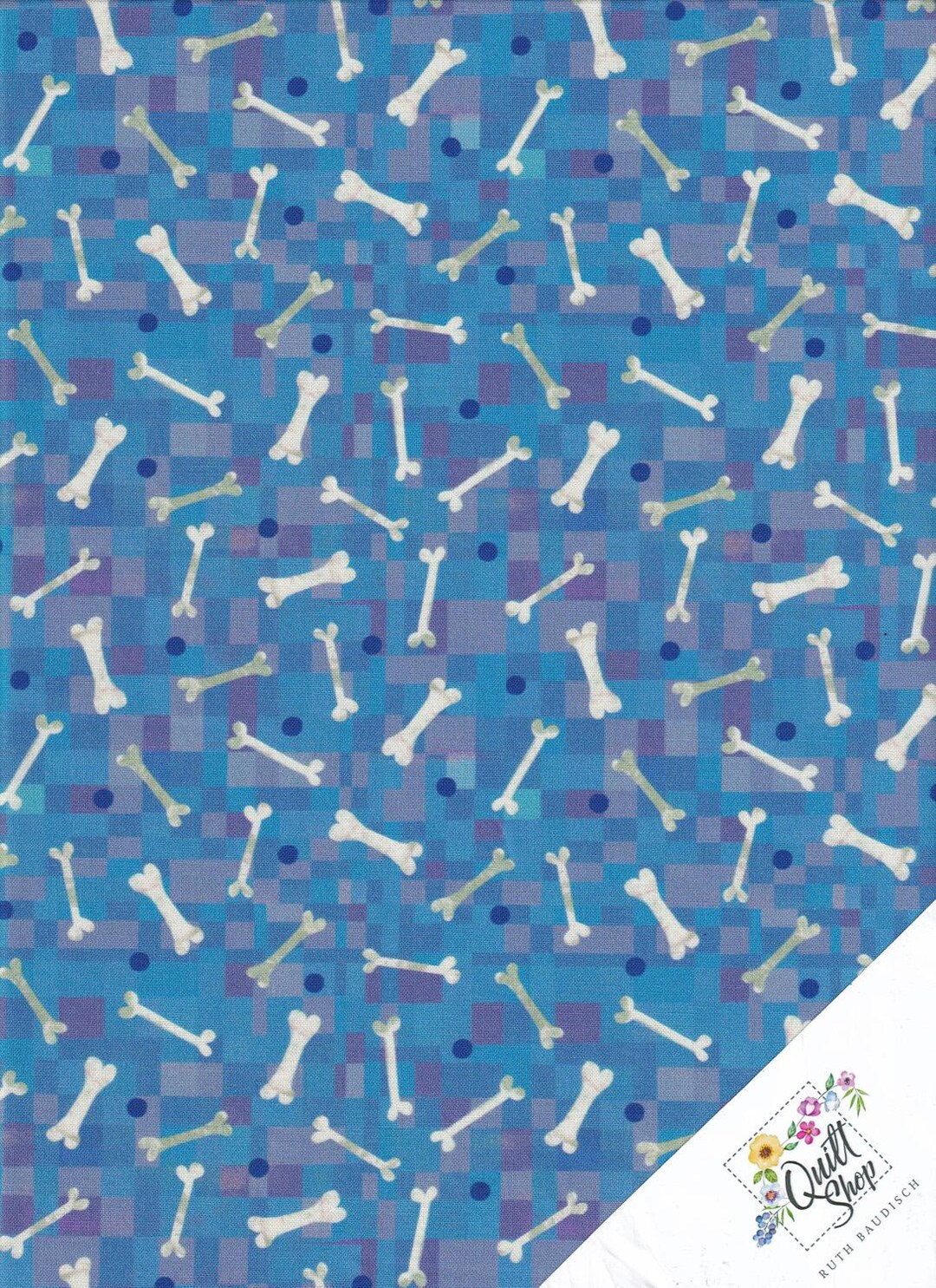 DOG BONE "fur-ever Friends" Patchwork Fabric No. 250421 - Etsy