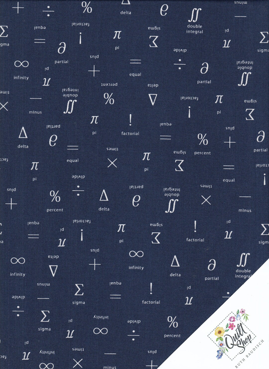 MATHEMATICAL SYMBOLS Fabric No. 220176 - Etsy