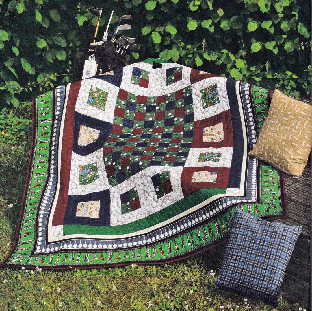 Fabric Package Golf Quilt Kit hole in One, DIY Sewing Kit, Diy Sewing ...