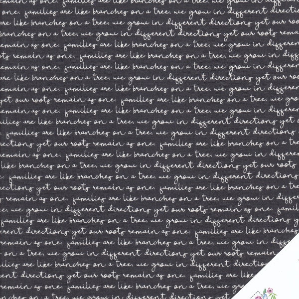 Text Print Fabric - Etsy
