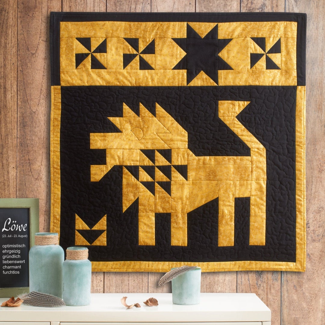Fabric Package Quilt Kit Zodiac Sign LEO, DIY Sewing Kit, DIY Sewing ...
