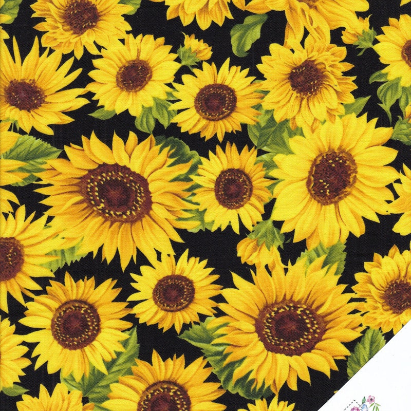 Sunflower Fabric - Etsy