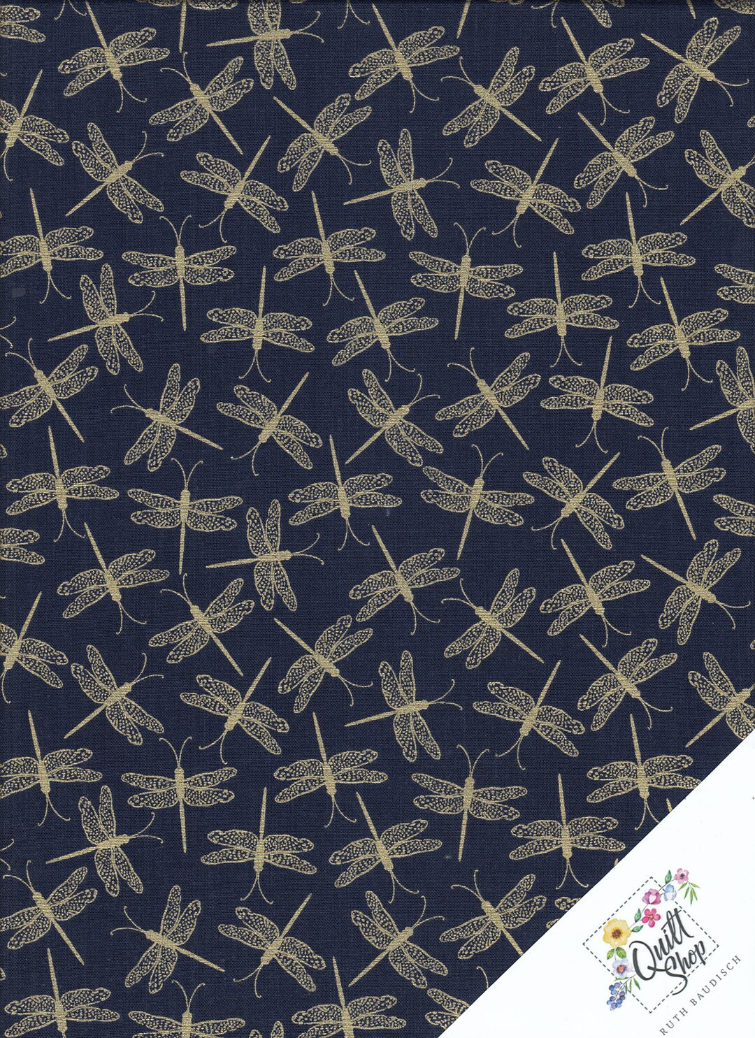 DRAGONFLY "moonlight Serenade" Fabric No. 201223 - Etsy Denmark