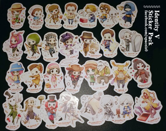 Identity V Sticker Sheet Electronics & Accessories Video Games etna.com.pe