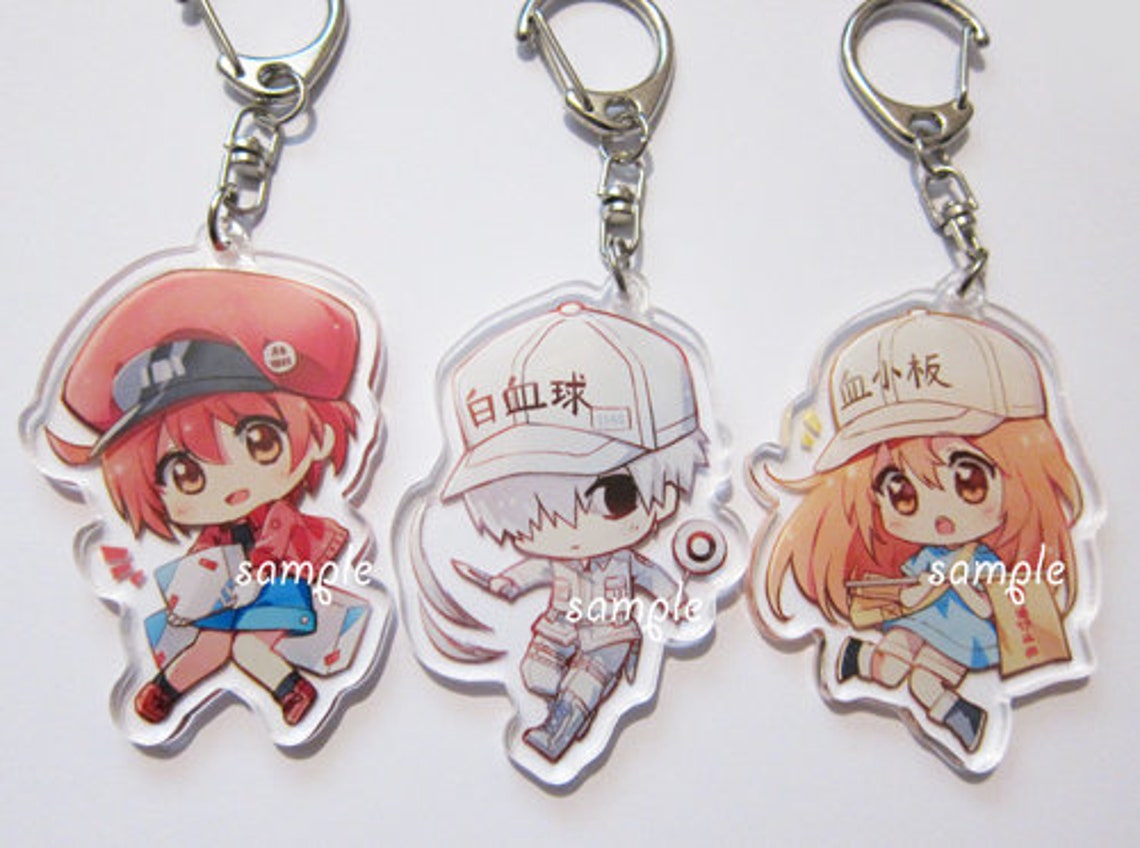 Cells at Work! : Acrylic Keychain - Etsy