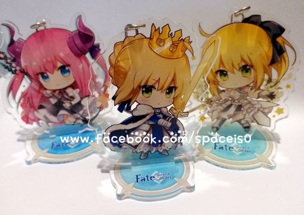 Fate/ Grand Order: Clear Acrylic Keychains/ Stand - Etsy
