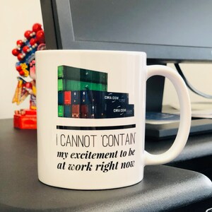 Supply Chain Mug, Logistics Mug, Shipping Container Mug, Purchasing ...