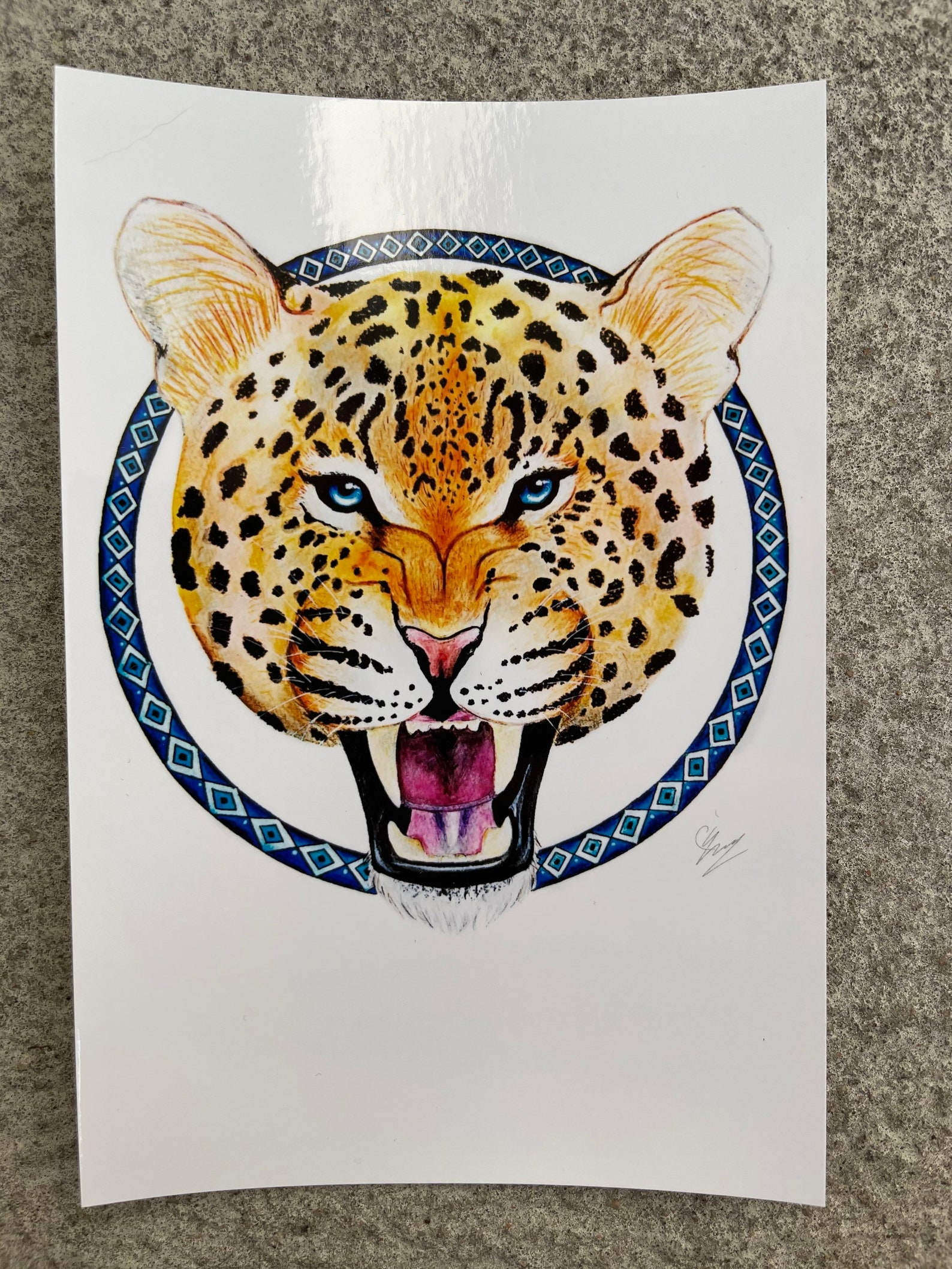 Big Cat Collection Prints A6 - Etsy