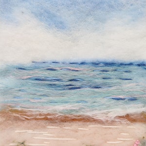 Needle Felting Kit. Beach, Seascape Art Crafting Gift - Etsy