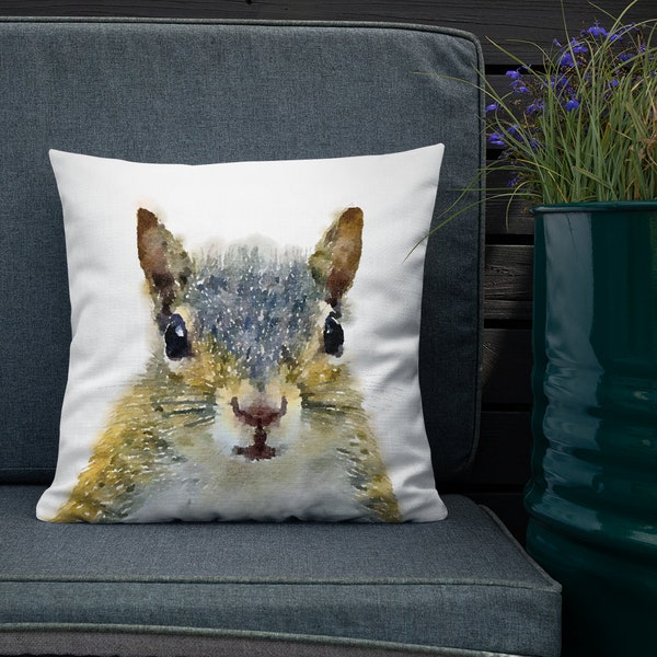 Squirrel Cushion - Etsy