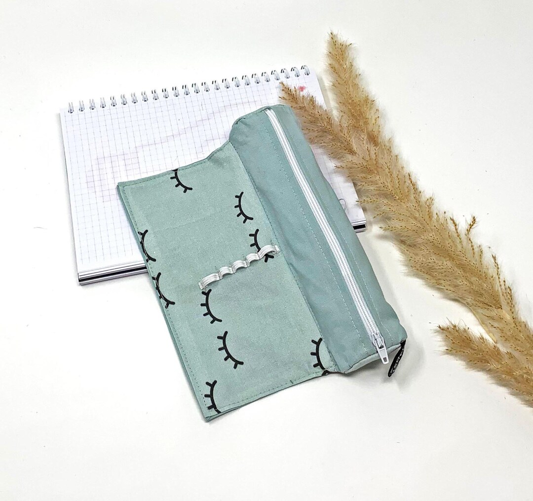 Turquoise Pencil Case for Study or School, Small Pencil Case With ...