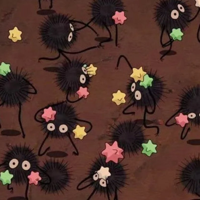 Susuwatari Soot Sprite Inspired Keychain Bag Charm - Etsy