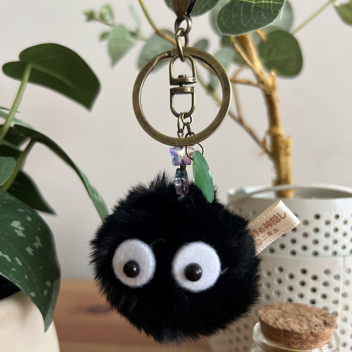 Susuwatari Soot Sprite Inspired Keychain Bag Charm - Etsy