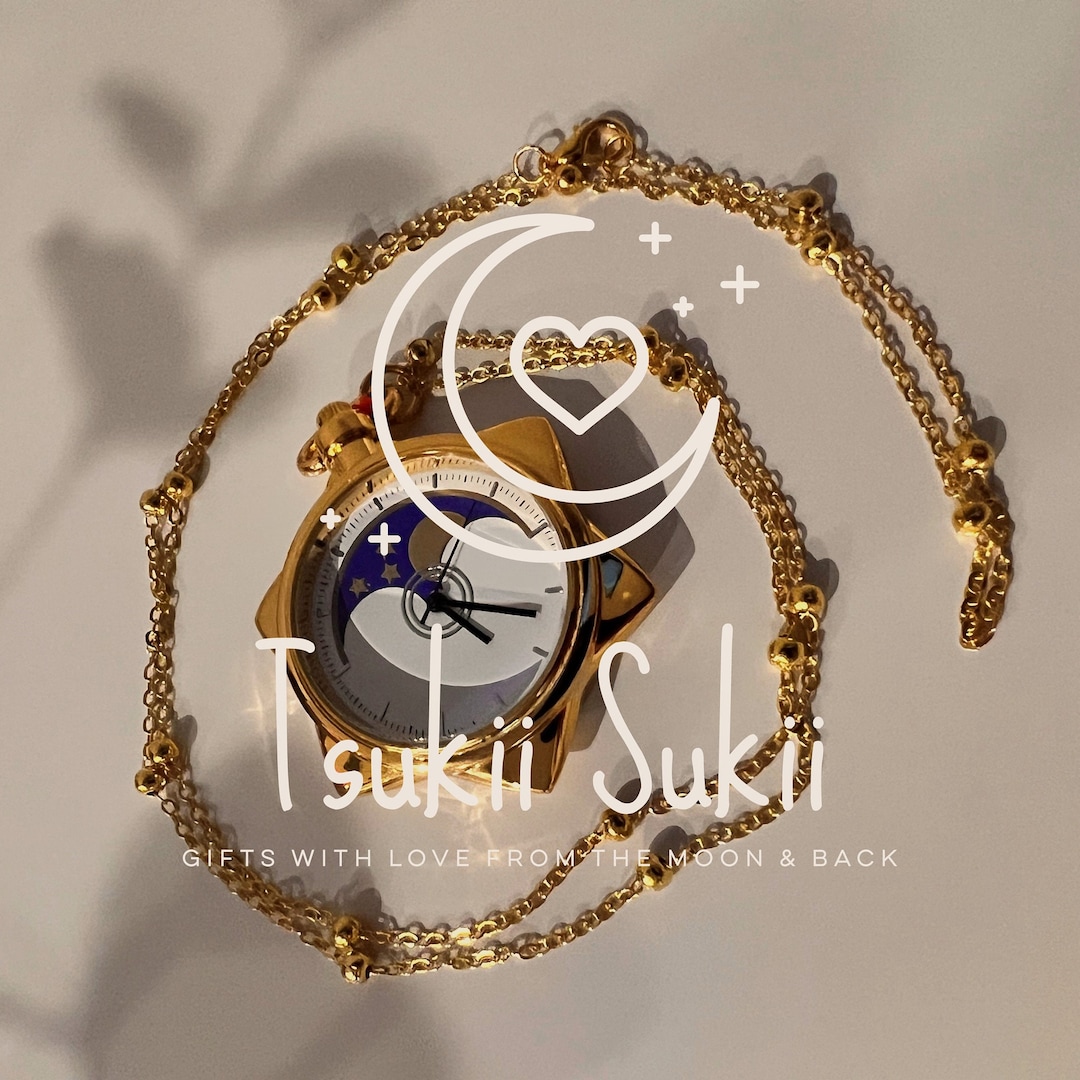 Sailor Moon Inspired | Moon Phase Pocket Watch - Etsy
