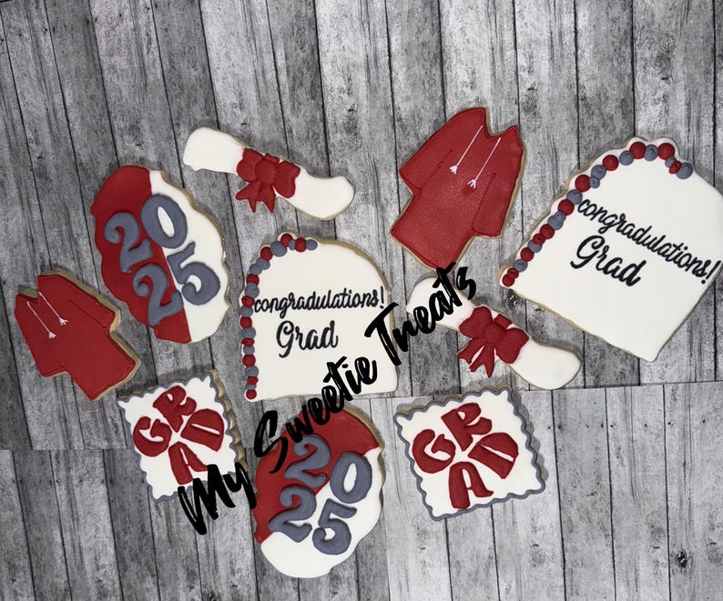 2025 Graduation Cookies/grad Gifts/senior Gifts/grad Cookies/grad Sugar ...