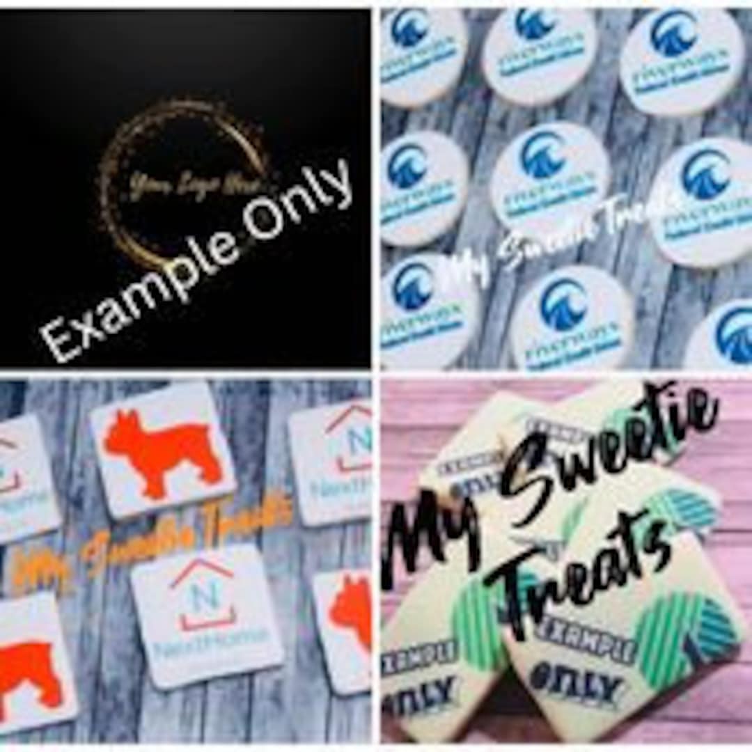 Corporate Logo Cookies/logo Cookies/ Custom Your Business / Logo ...